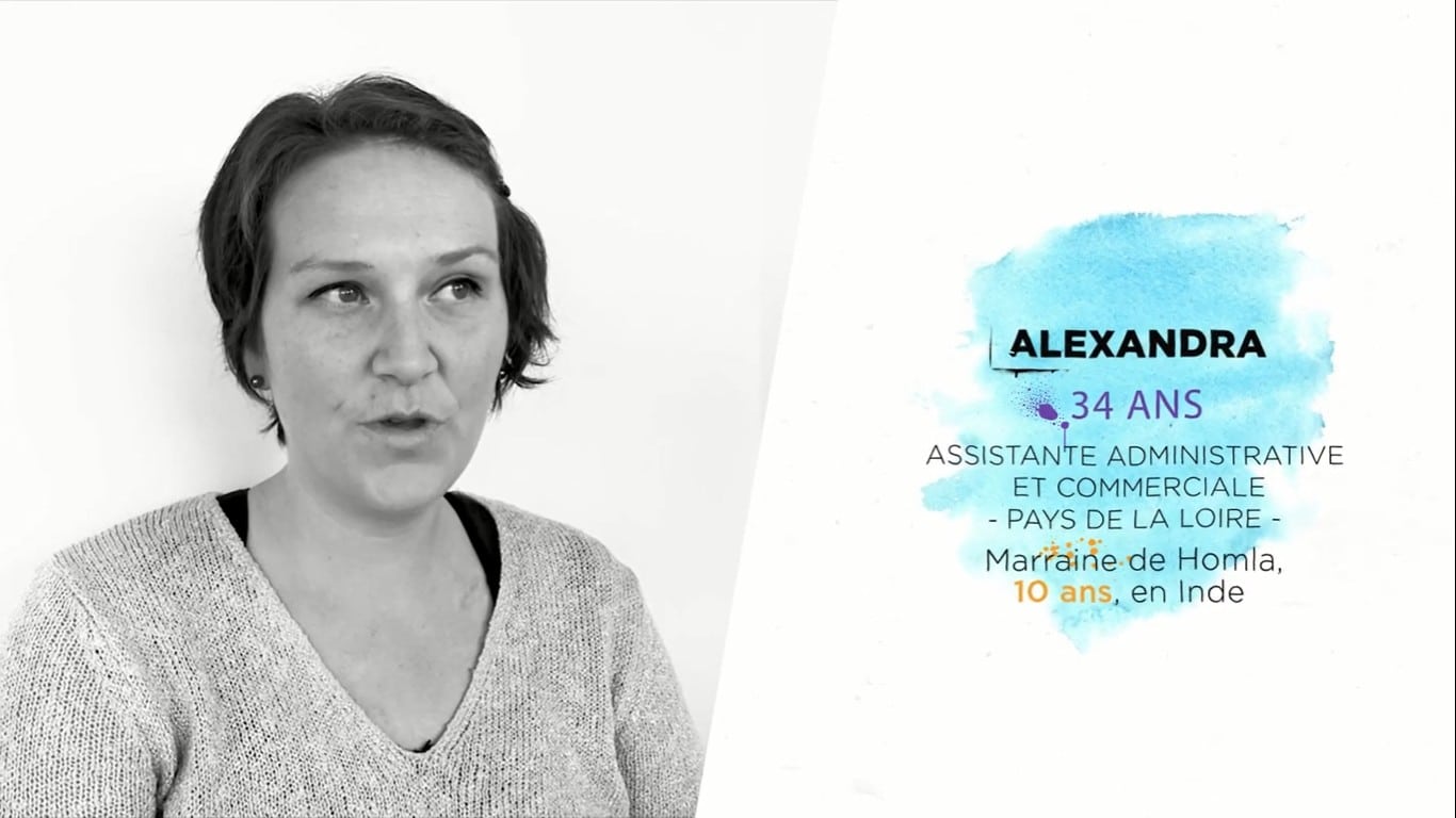 Alexandra se confie dans Paroles de parrains